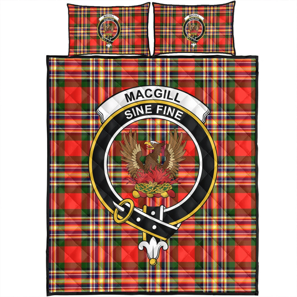 MacGill Modern Tartan Classic Crest Quilt Bed Set | Celticprime.com – celticprime