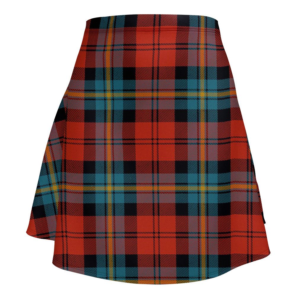 Aitken Ancient Clan Badge Tartan Flared Skirt – High Waist ...