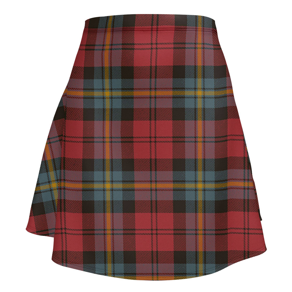 Aitken Weathered Clan Badge Tartan Flared Skirt – High Waist ...