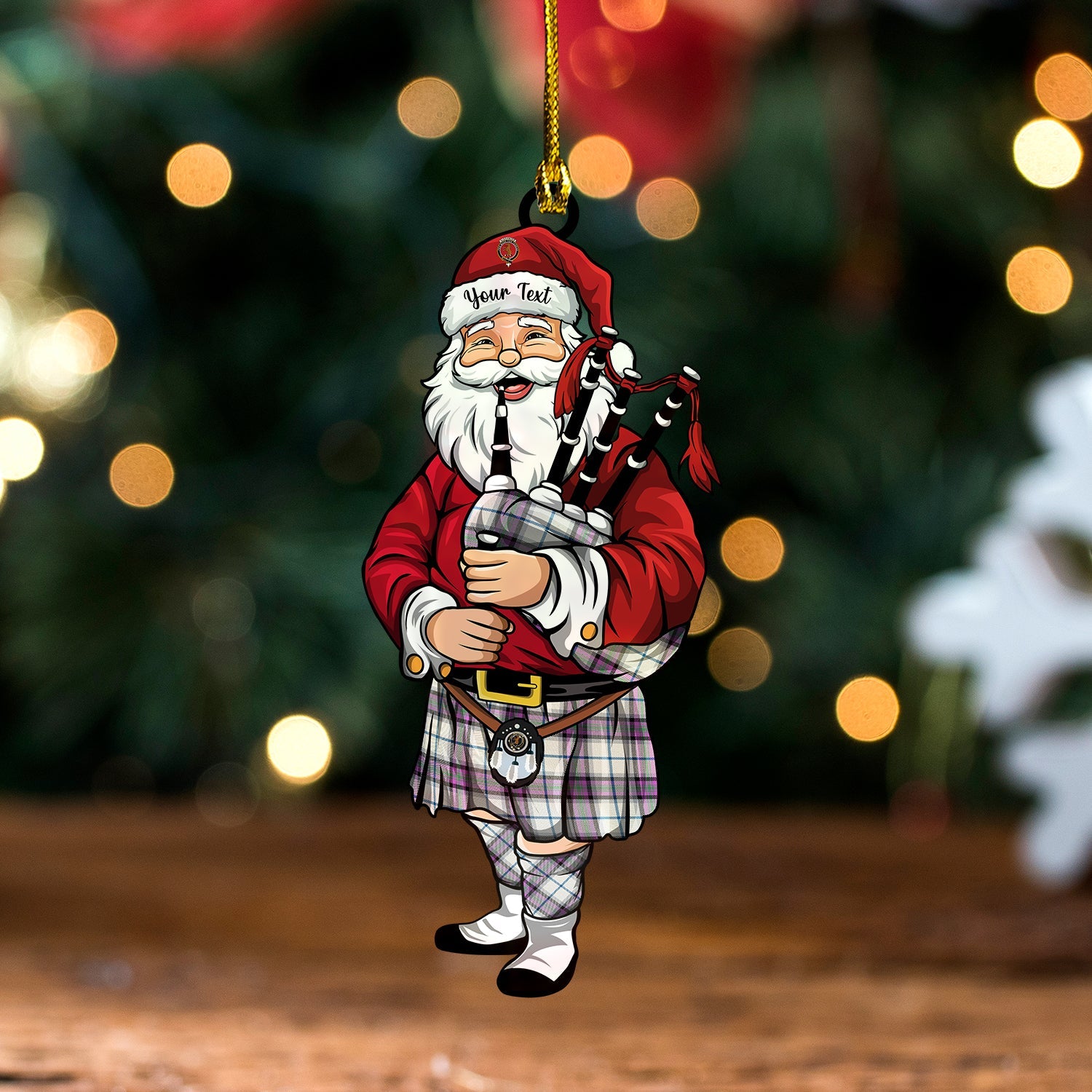 Alexander of Menstry Dress Ancient Clan Badge Tartan Wood Acrylic ...