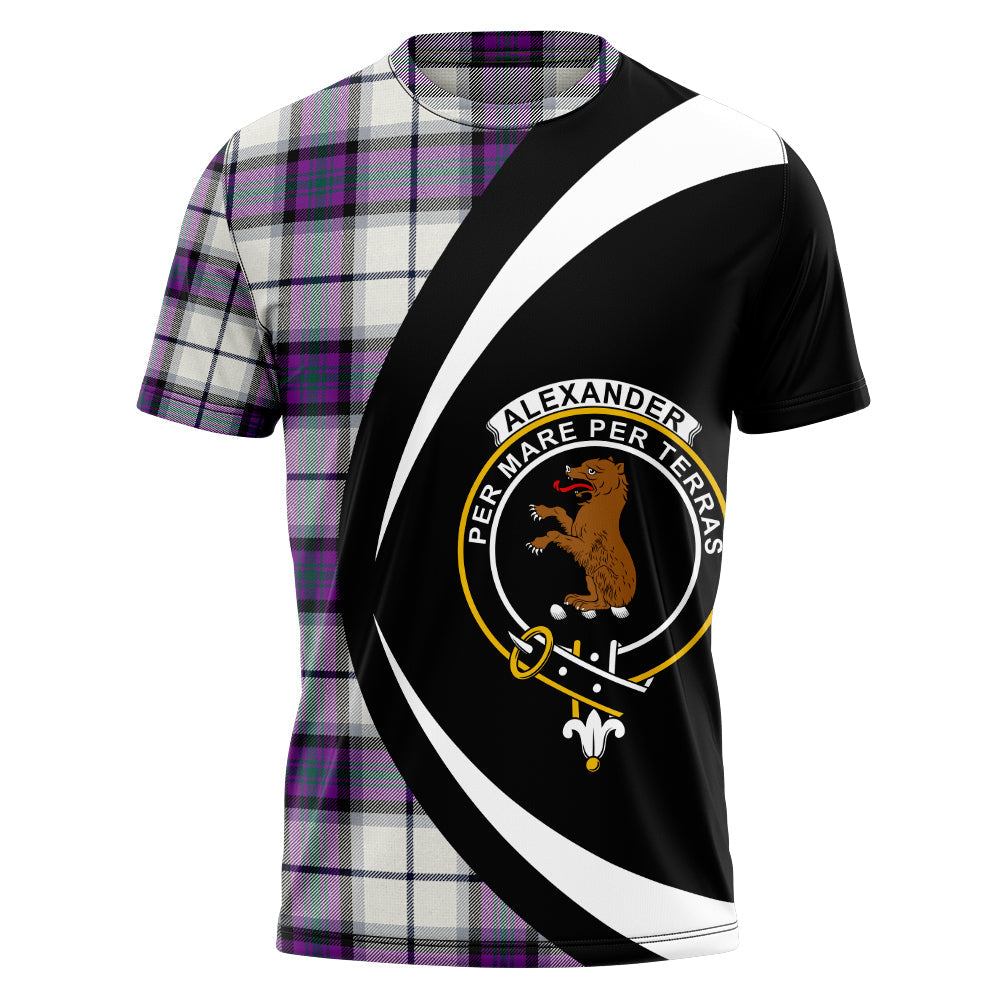 Alexander of Menstry Dress Modern Clan Badge Tartan T-Shirt Circle ...