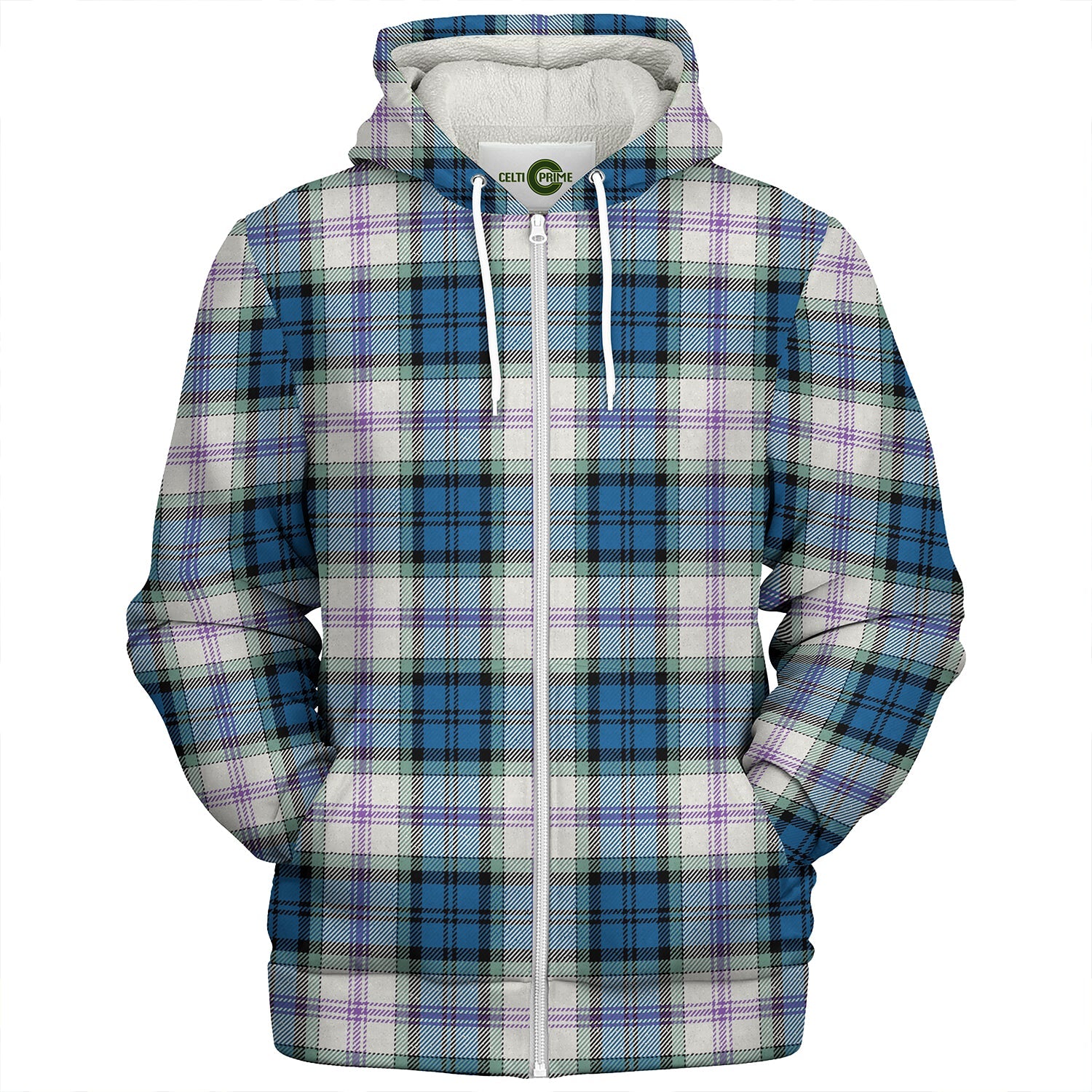 Baird Dress Dance (Baines Dress Dance) Clan Badge Tartan Sherpa Hoodie ...