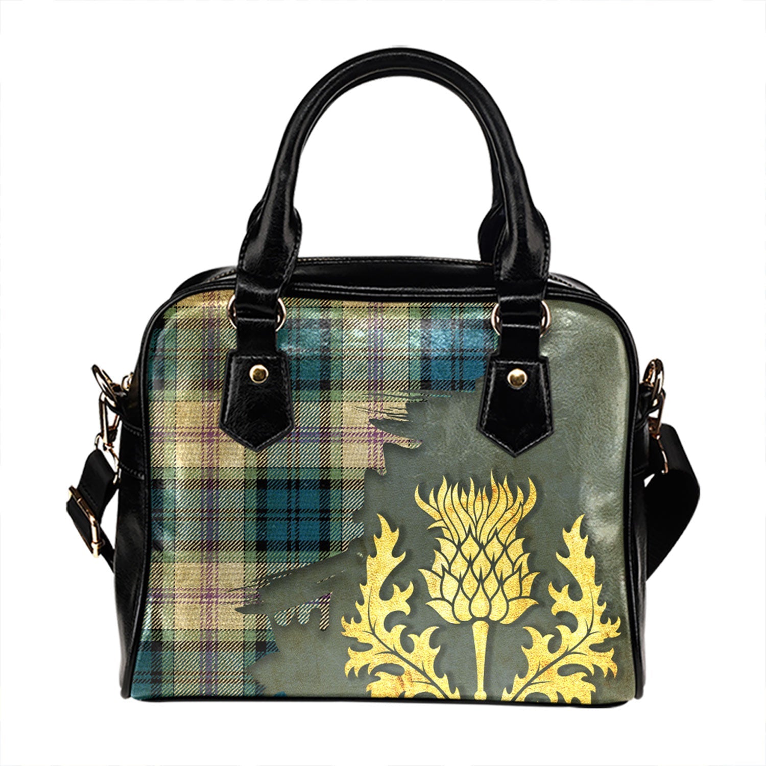 Baird Dress Dance (Baines Dress Dance) Tartan Shoulder Handbag Thistle ...