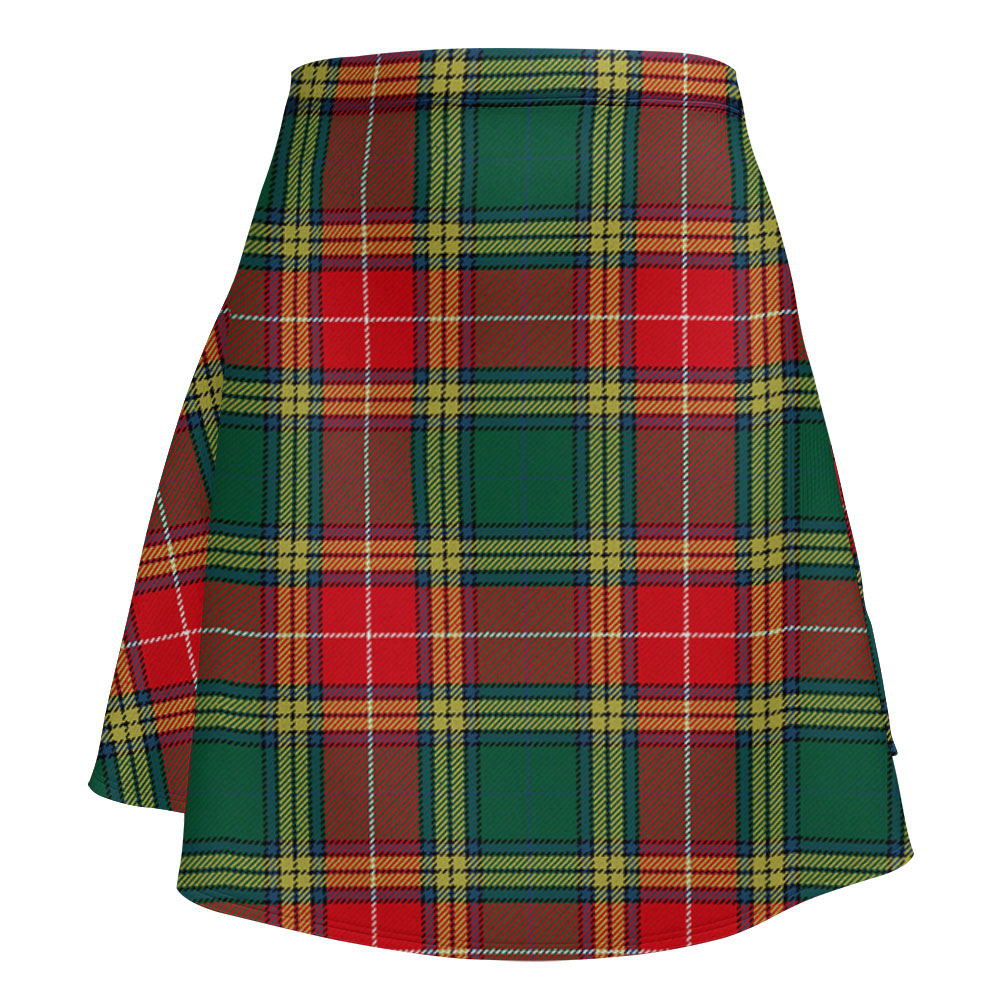 Baxter Modern Clan Badge Tartan Flared Skirt – High Waist | Celticprime ...