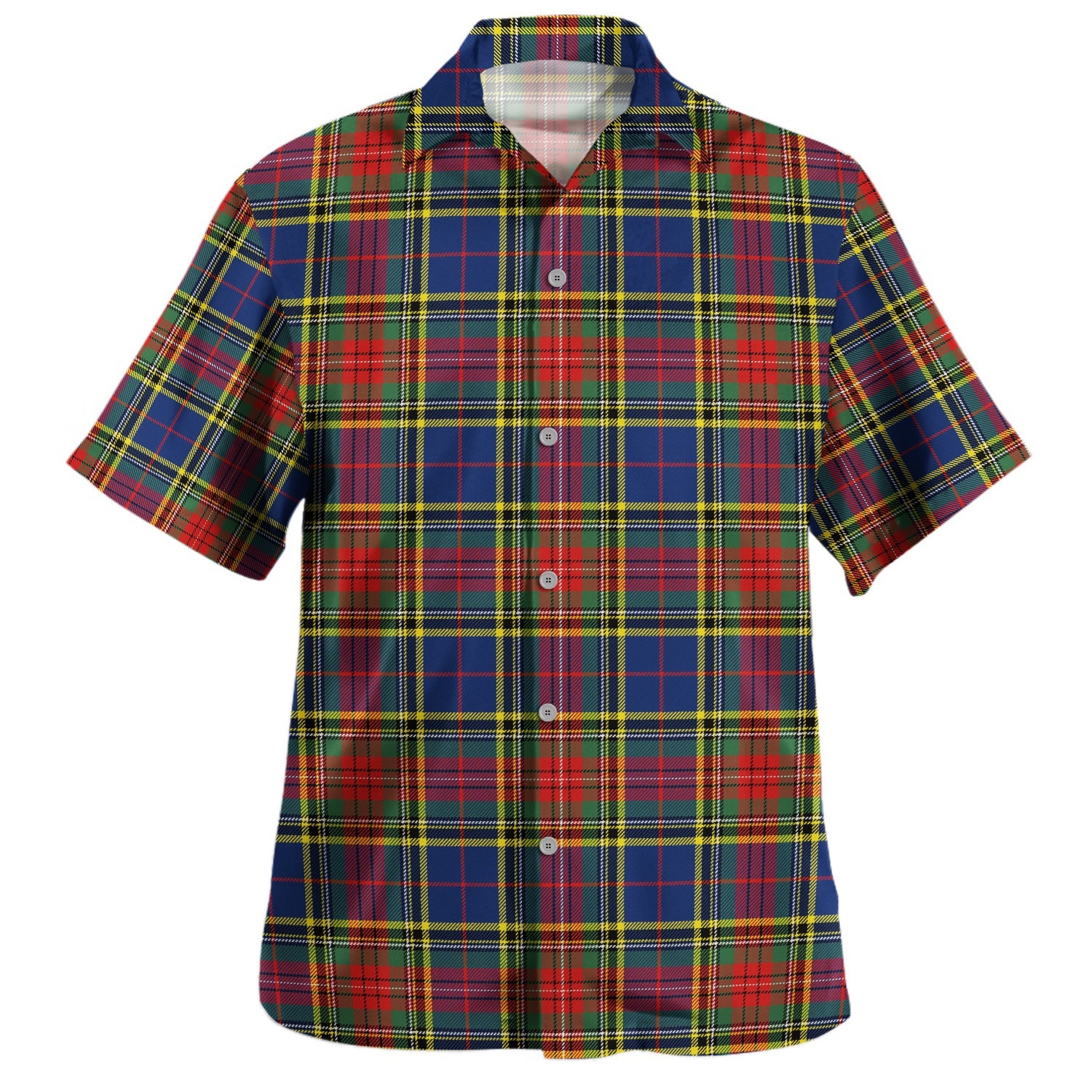 Beaton Modern Clan Badge Tartan Hawaiian Shirt | Celticprime.com ...