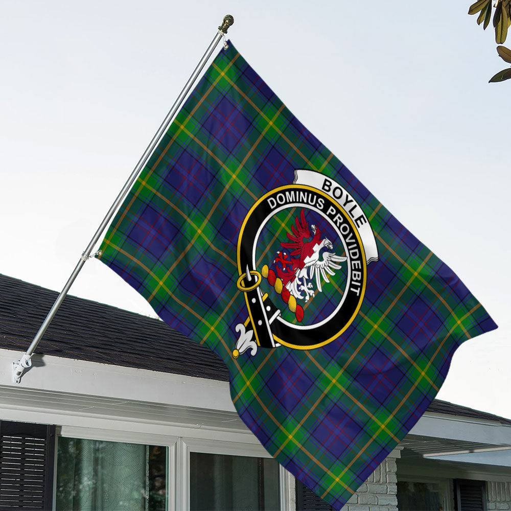 Boyle Clan Badge Tartan House Flag | Celticprime.com – celticprime