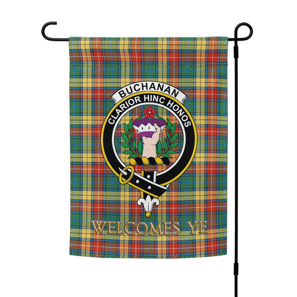 Buchanan Ancient Clan Badge Tartan Garden Flag | Celticprime.com ...