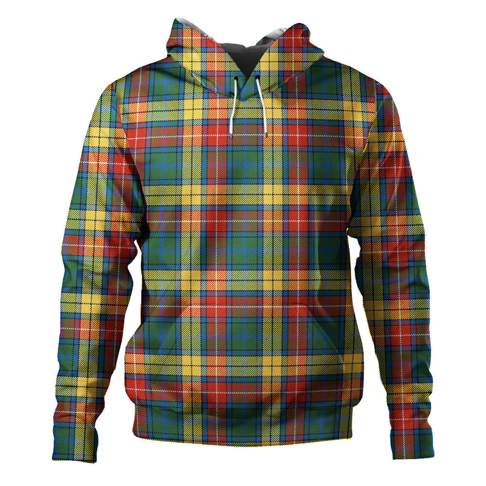 Buchanan Ancient Clan Badge Tartan Hoodie | Celticprime.com – celticprime