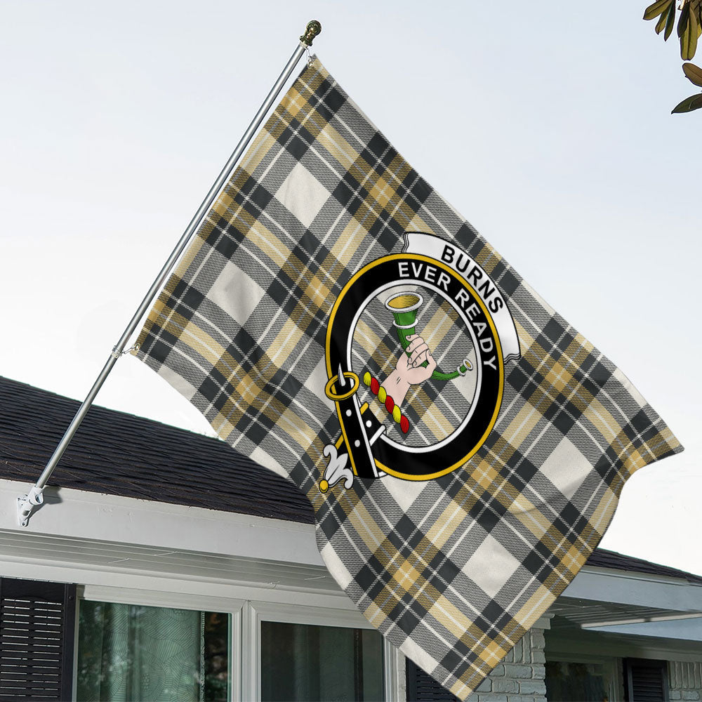 Burns Weathered Clan Badge Tartan House Flag | Celticprime.com ...