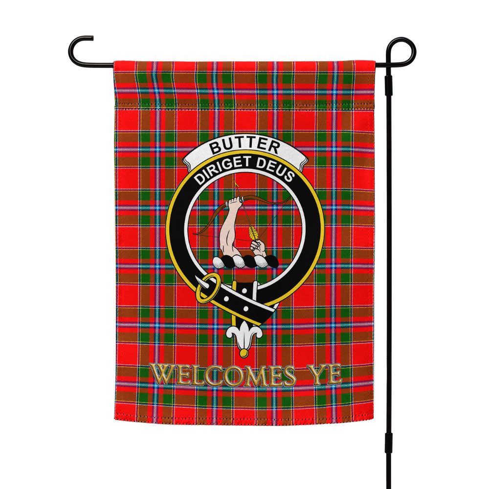 Butter Clan Badge Tartan Garden Flag | Celticprime.com – celticprime