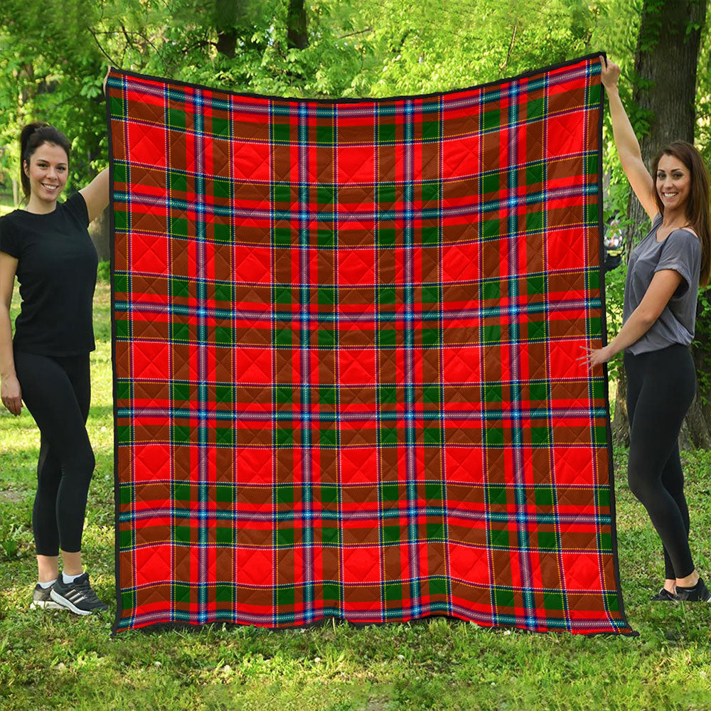 Butter Clan Badge Tartan Premium Quilt | Celticprime.com – celticprime
