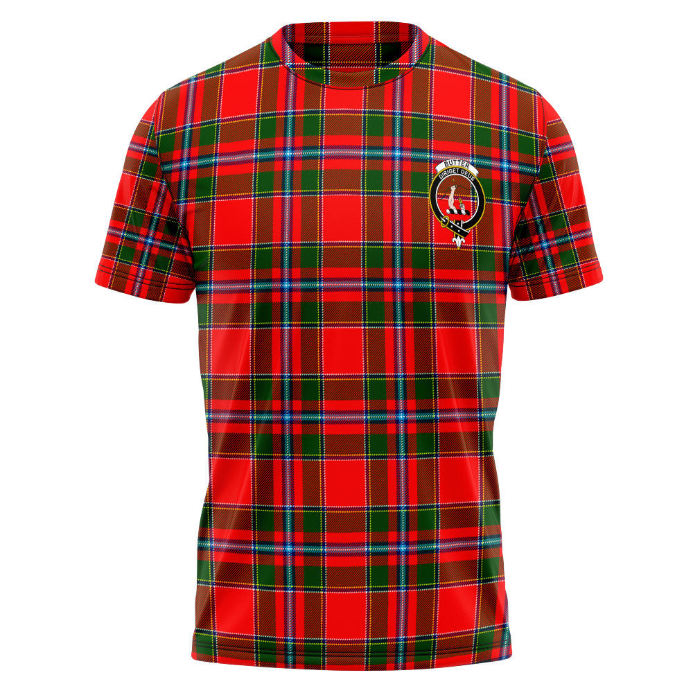 Butter Clan Badge Tartan T-Shirt | Celticprime.com – celticprime