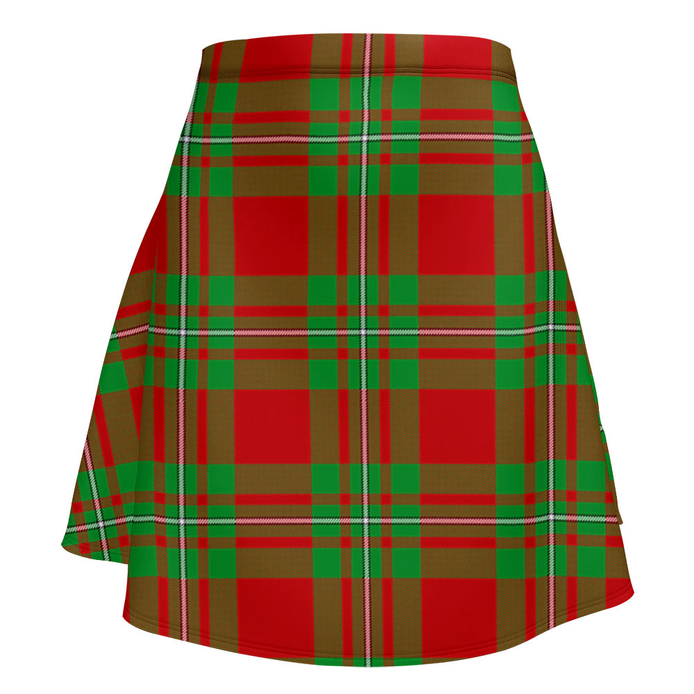 Callander Clan Badge Tartan Flared Skirt – High Waist | Celticprime.com ...