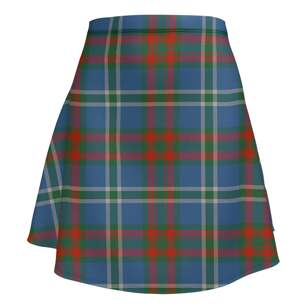 Cathcart Ancient Clan Badge Tartan Flared Skirt – High Waist ...