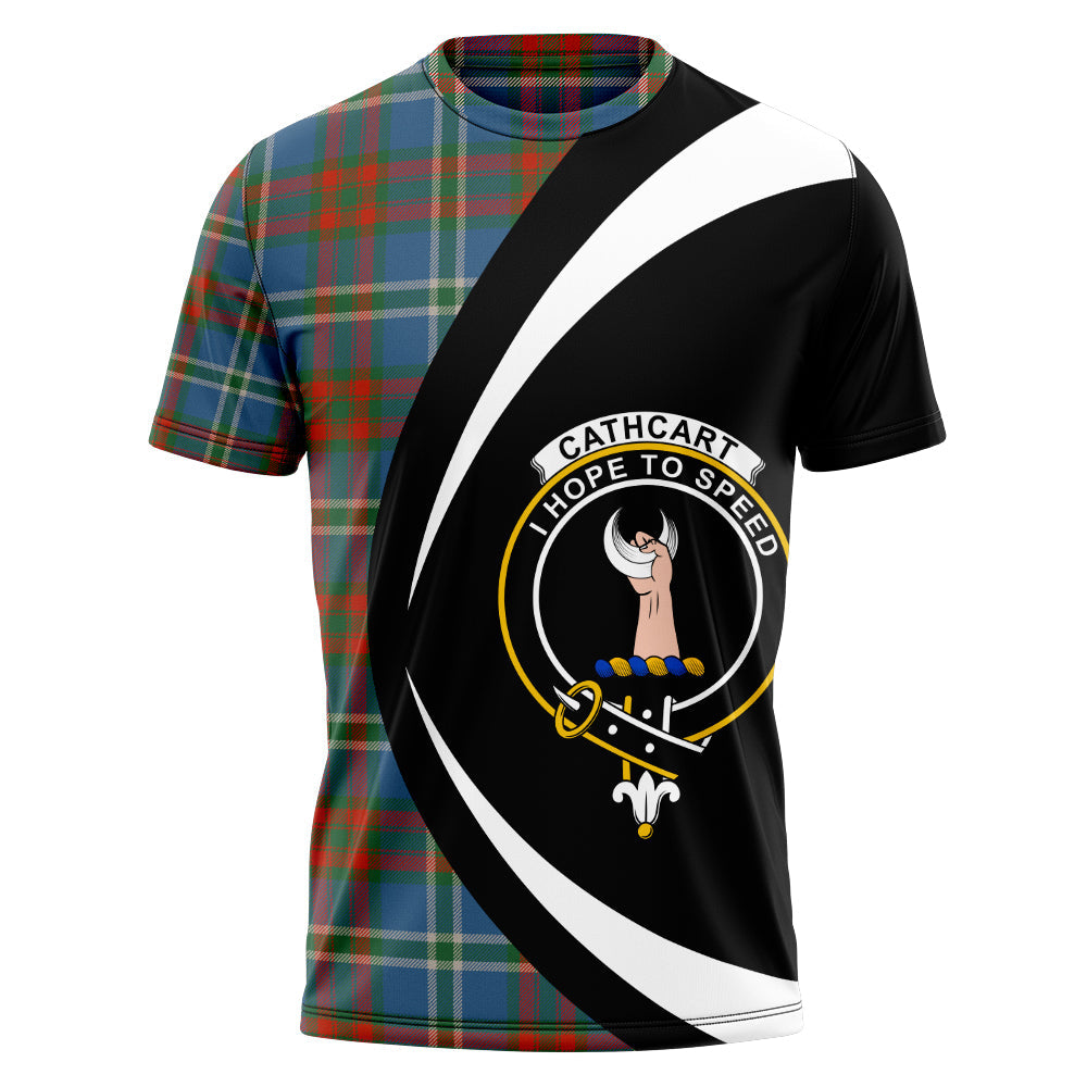 Cathcart Ancient Clan Badge Tartan T-Shirt Circle Style Personalized | Celticprime.com – celticprime