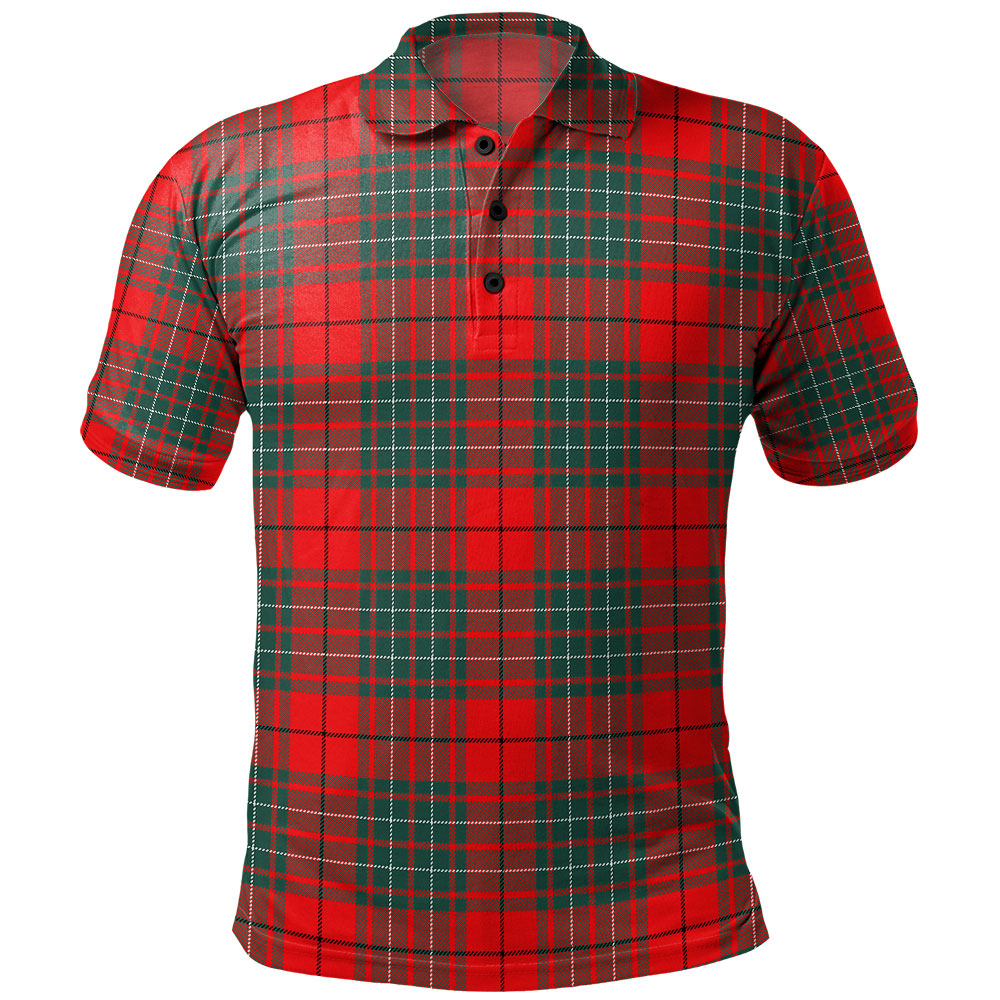 Cheyne Clan Badge Tartan Polo Shirt | Celticprime.com – celticprime