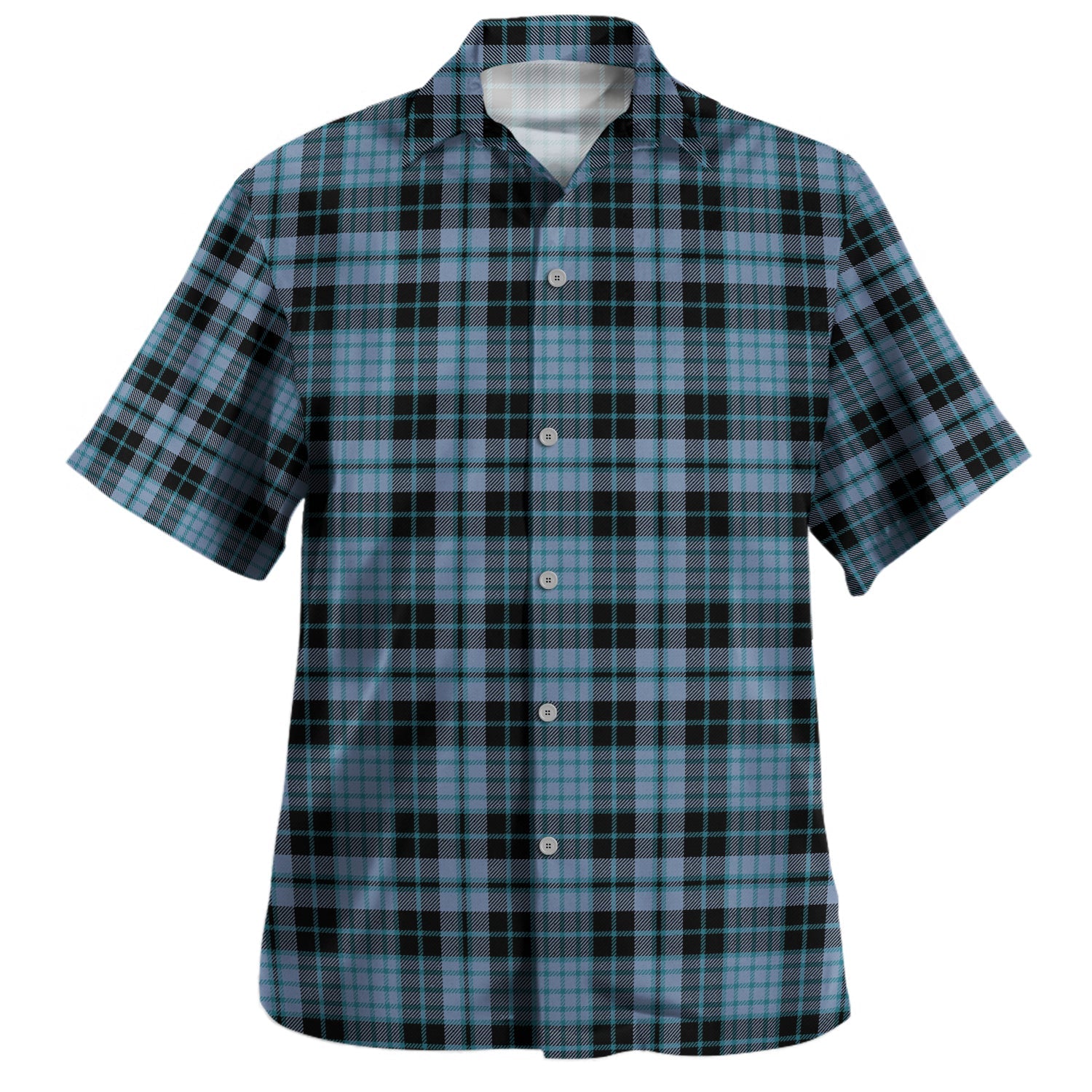 Clark (Clergy) Ancient Clan Badge Tartan Hawaiian Shirt | Celticprime ...