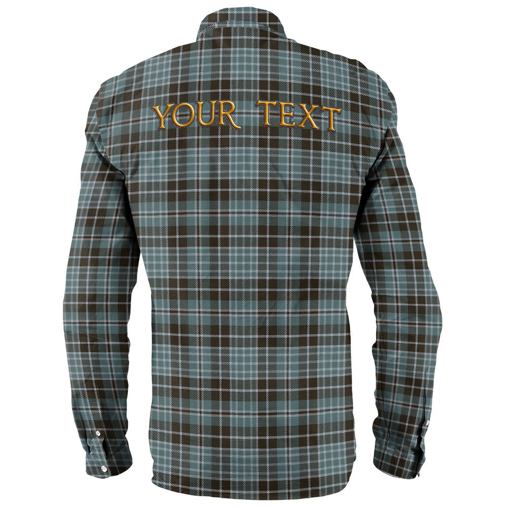 Clark (Clergy) Weathered Clan Badge Tartan Long Sleeve Shirt ...