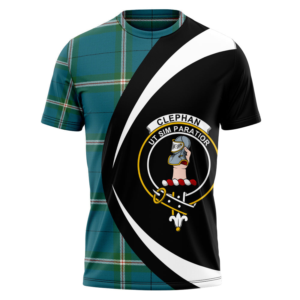 Cleland Ancient Clan Badge Tartan T-Shirt Circle Style Personalized ...