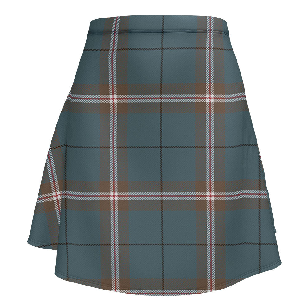 Cleland Weathered Clan Badge Tartan Flared Skirt – High Waist ...