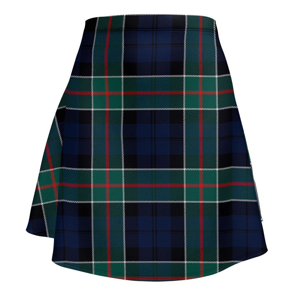 Colquhoun Modern Clan Badge Tartan Flared Skirt – High Waist ...