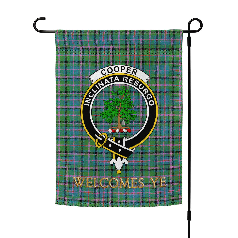 Cooper Ancient Clan Badge Tartan Garden Flag | Celticprime.com ...