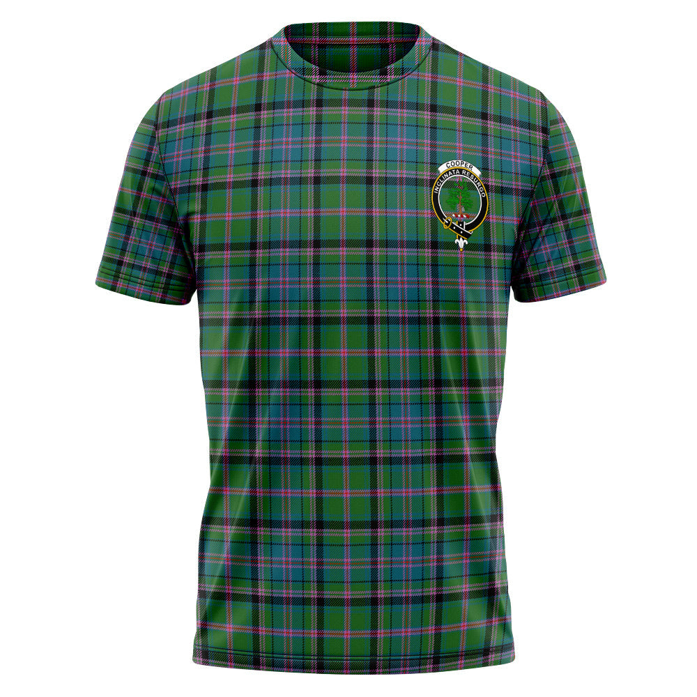 Cooper Ancient Clan Badge Tartan T-Shirt | Celticprime.com – celticprime