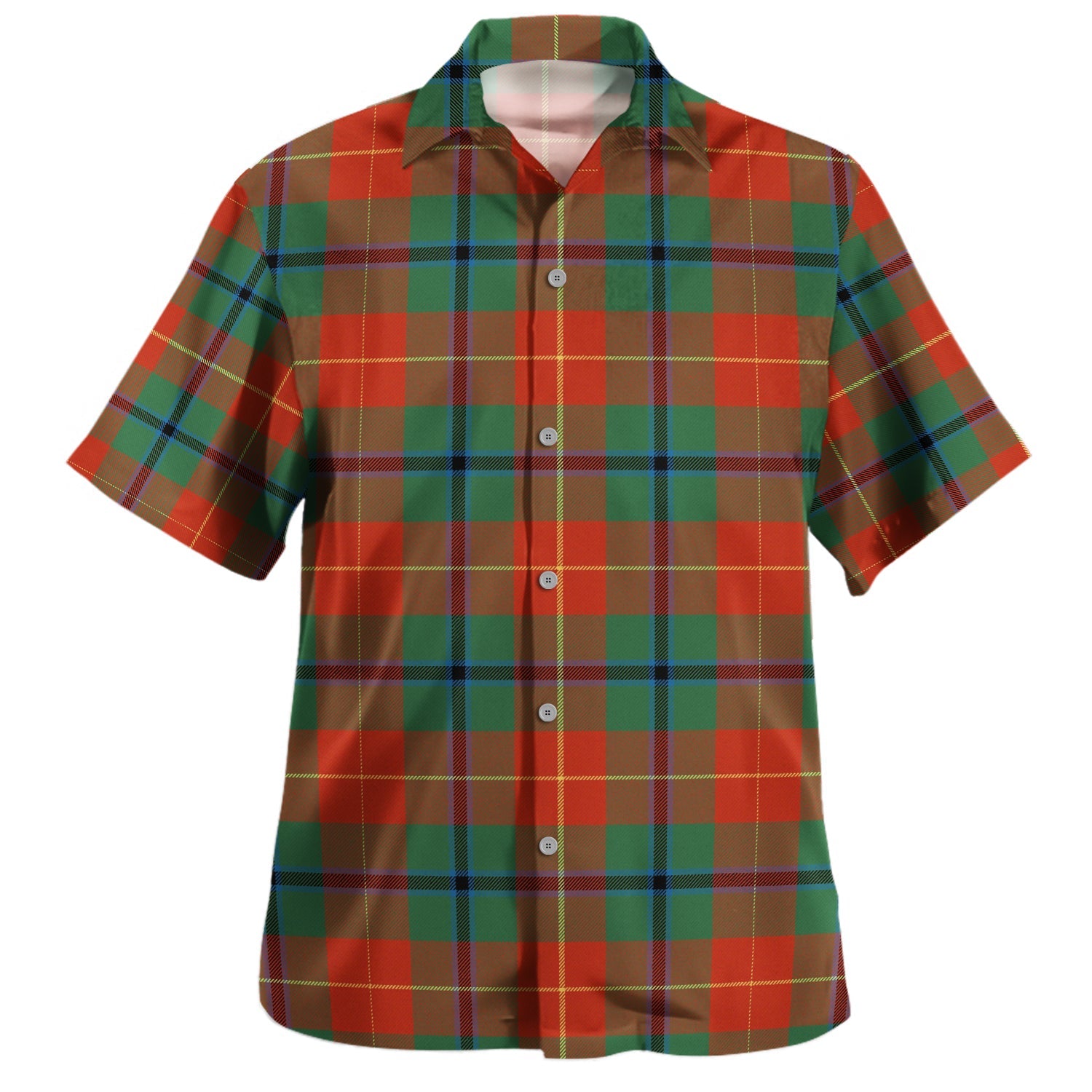 Douglas of Roxburgh Ancient Clan Badge Tartan Hawaiian Shirt ...