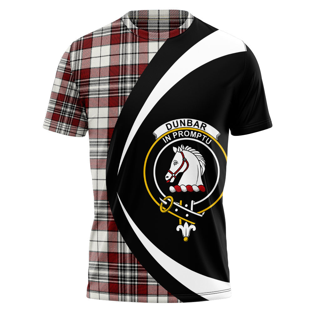 Dunbar Plaid Clan Badge Tartan T-Shirt Circle Style Personalized ...