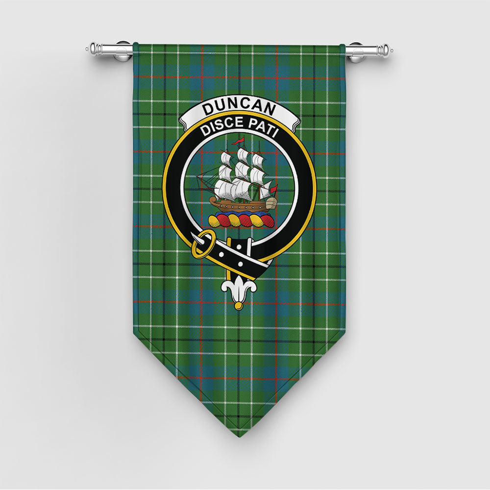 Duncan Ancient Clan Badge Tartan Gonfalon – Scottish Banner ...