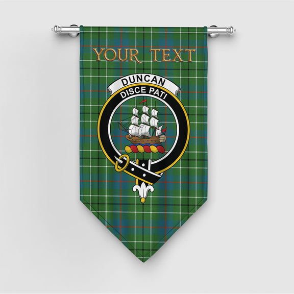 Duncan Ancient Clan Badge Tartan Gonfalon – Scottish Banner ...