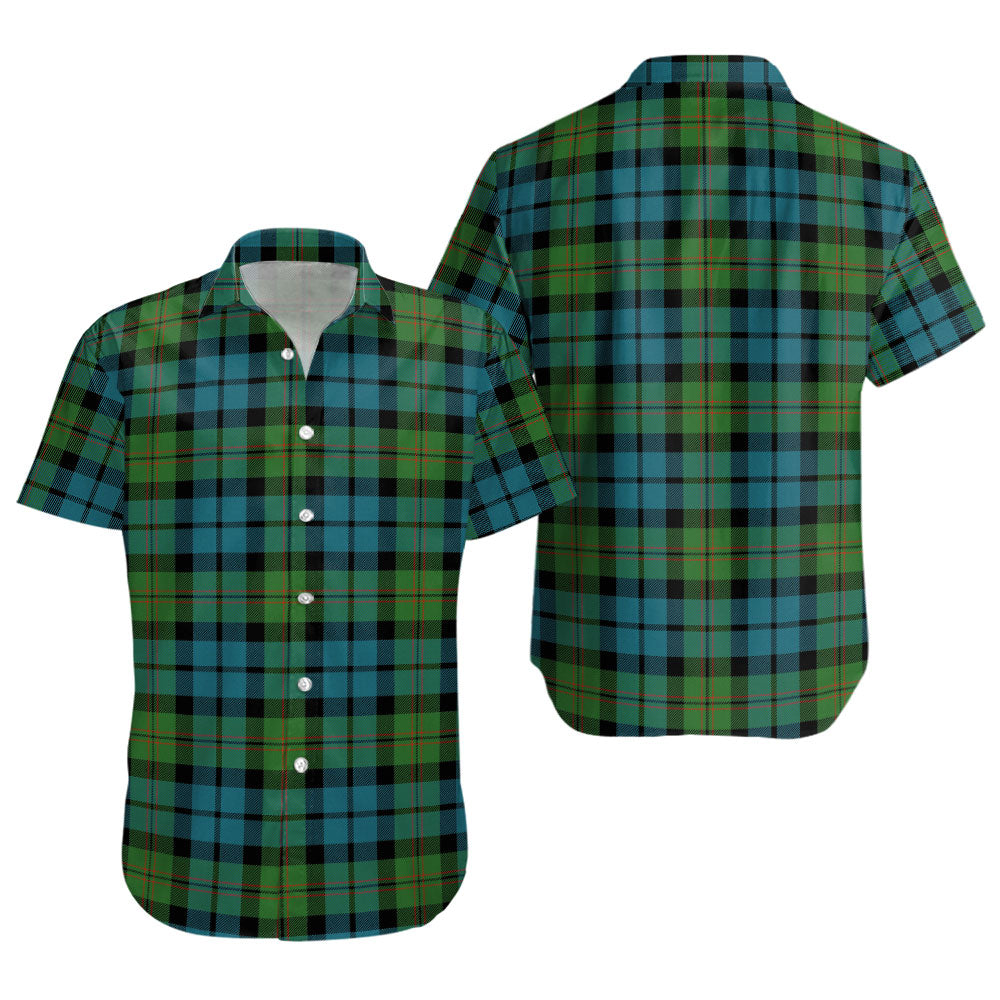 Dundas Ancient Clan Badge Tartan Short Sleeve Shirt | Celticprime.com ...
