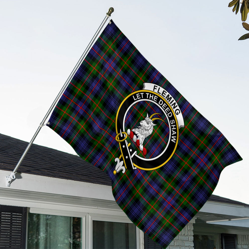 Fleming Clan Badge Tartan House Flag | Celticprime.com – celticprime