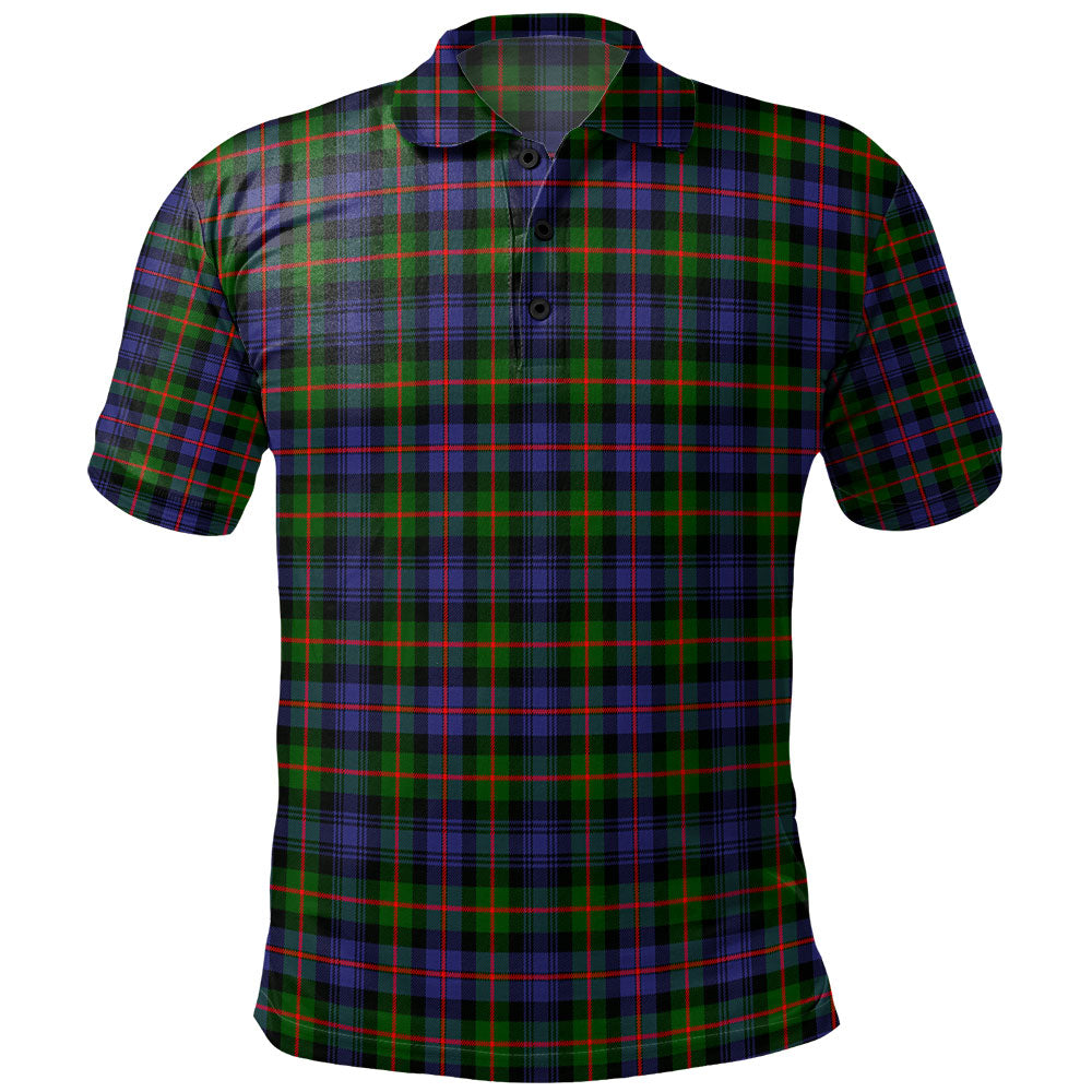 Fleming Clan Badge Tartan Polo Shirt | Celticprime.com – celticprime