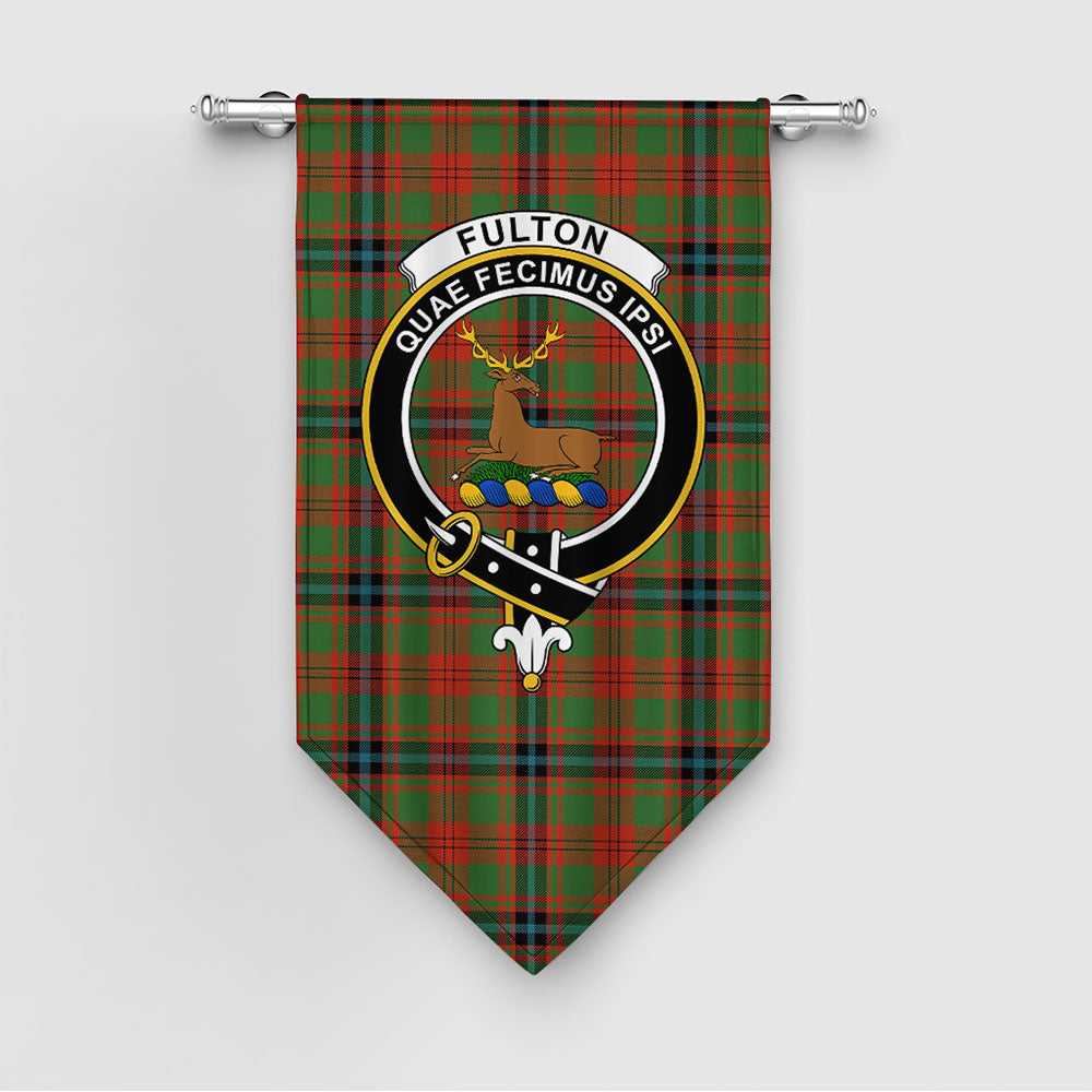 Fulton 1999 Ancient Clan Badge Tartan Gonfalon – Scottish Banner ...