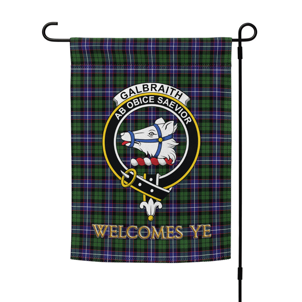 Galbraith Modern Clan Badge Tartan Garden Flag | Celticprime.com ...