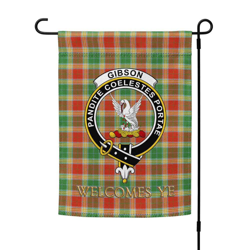 Gibson (Gibbs) Ancient Clan Badge Tartan Garden Flag | Celticprime.com ...