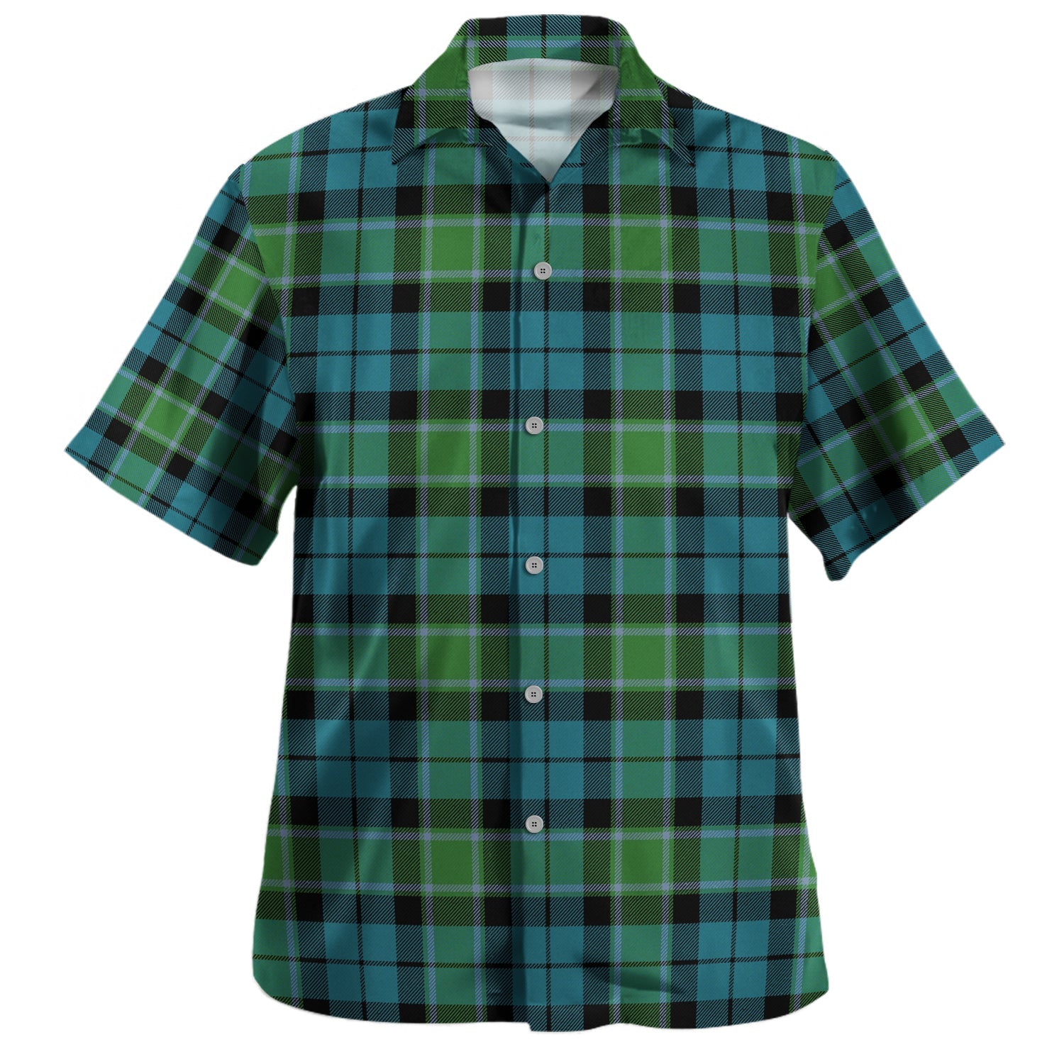 Graham of Menteith Ancient Clan Badge Tartan Hawaiian Shirt ...