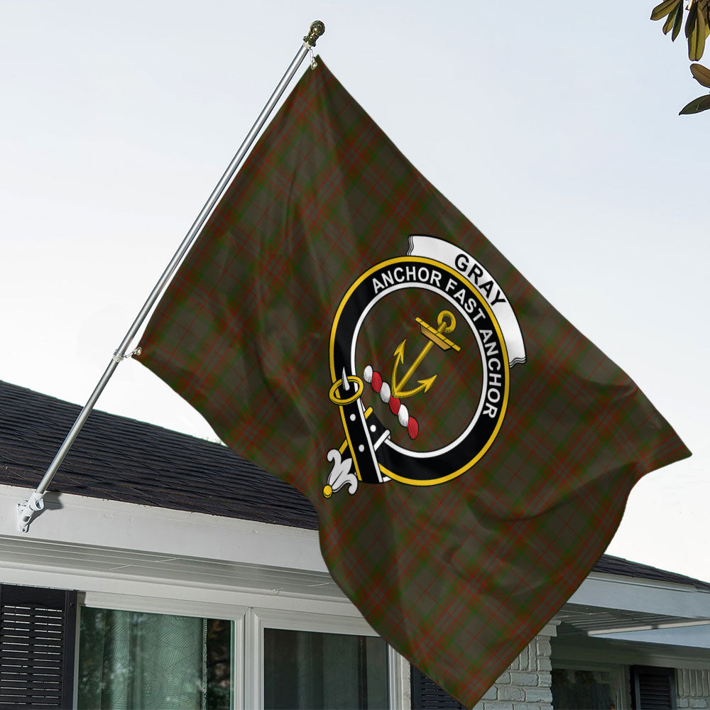Gray Clan Badge Tartan House Flag | Celticprime.com – celticprime
