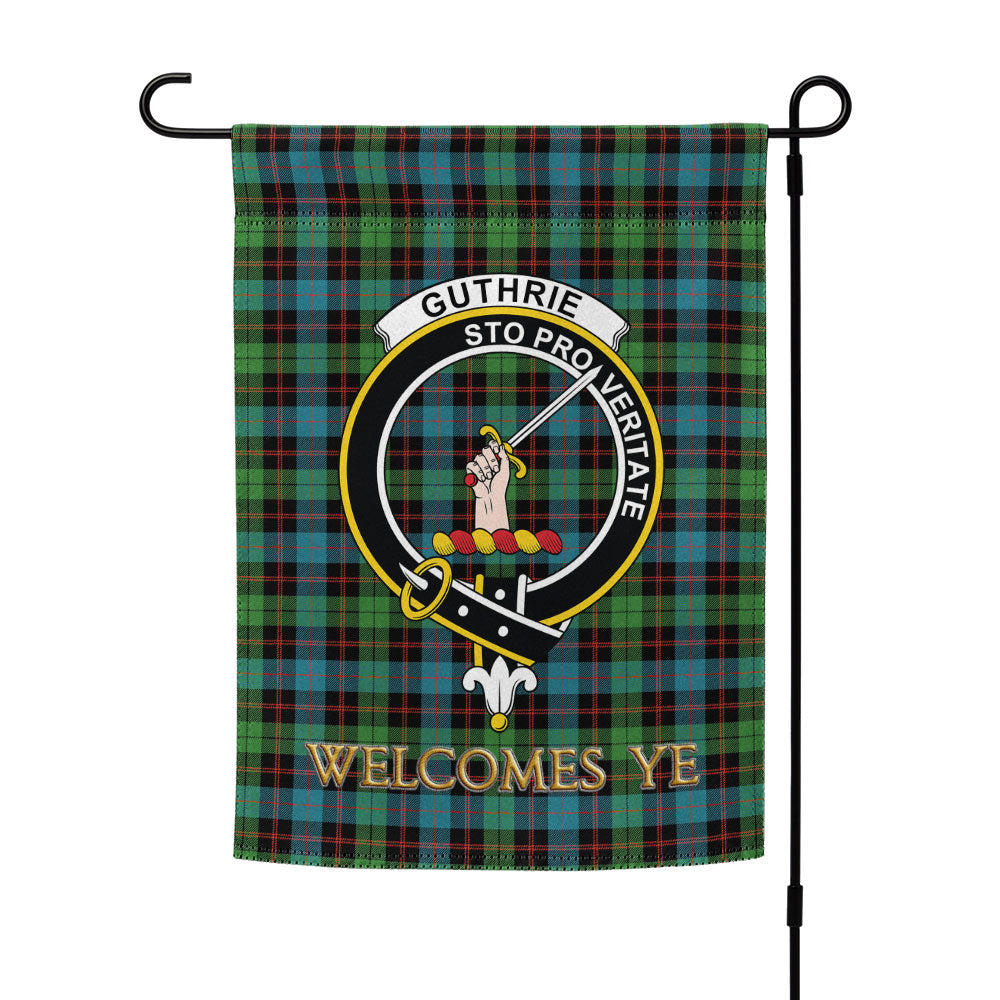 Guthrie Ancient Clan Badge Tartan Garden Flag | Celticprime.com ...