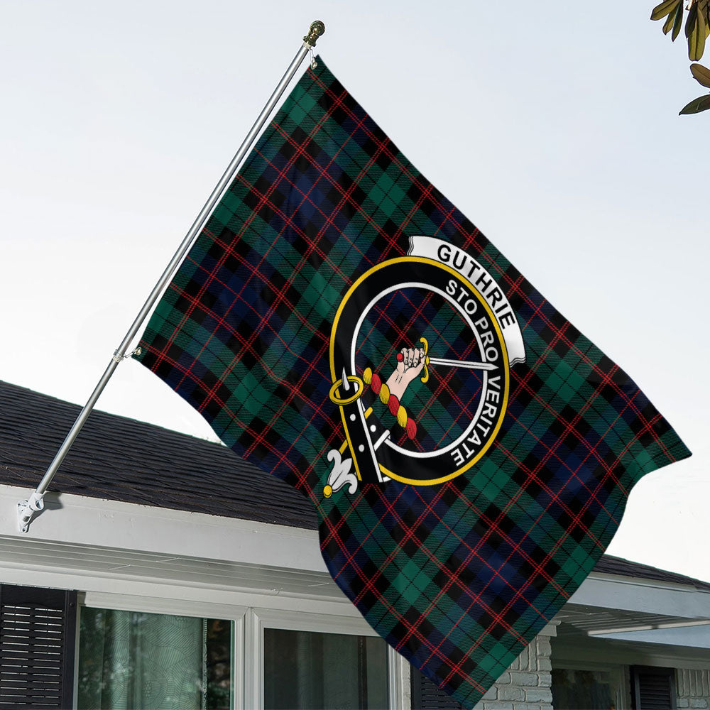 Guthrie Modern Clan Badge Tartan House Flag | Celticprime.com – celticprime
