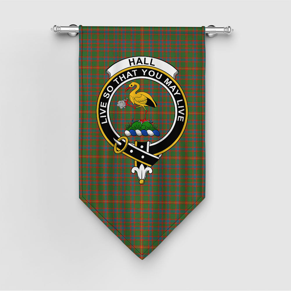 Hall Ancient Clan Badge Tartan Gonfalon – Scottish Banner | Celticprime ...