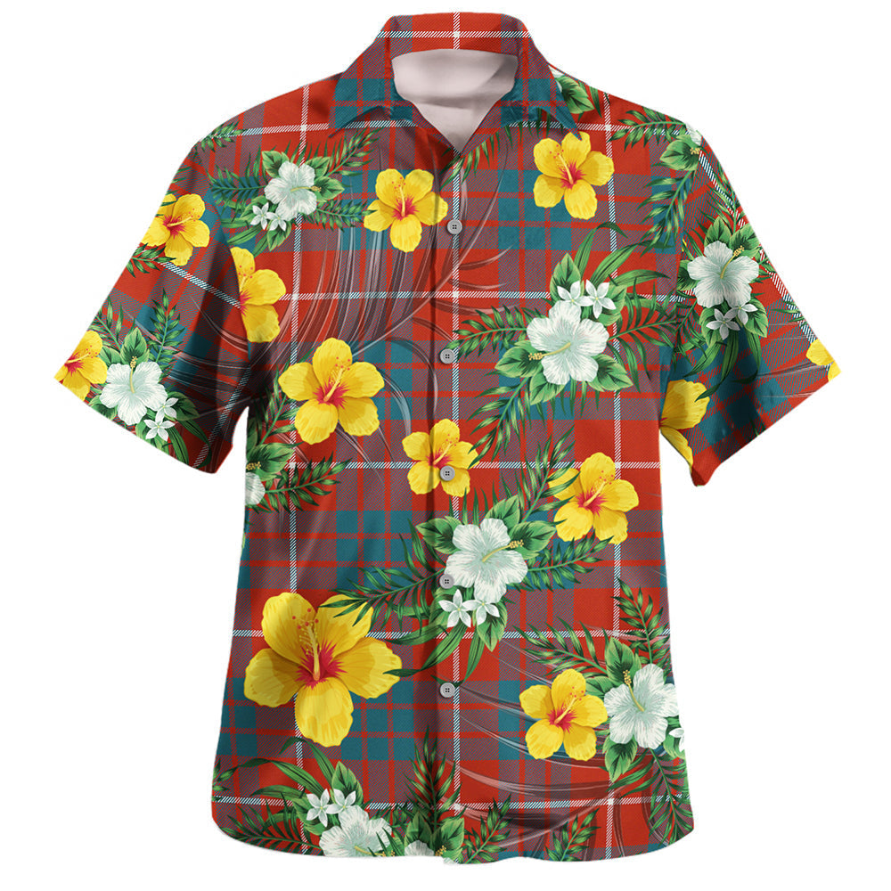 Hamilton Ancient Clan Badge Tartan Hawaiian Shirt Summer Vibes Style ...