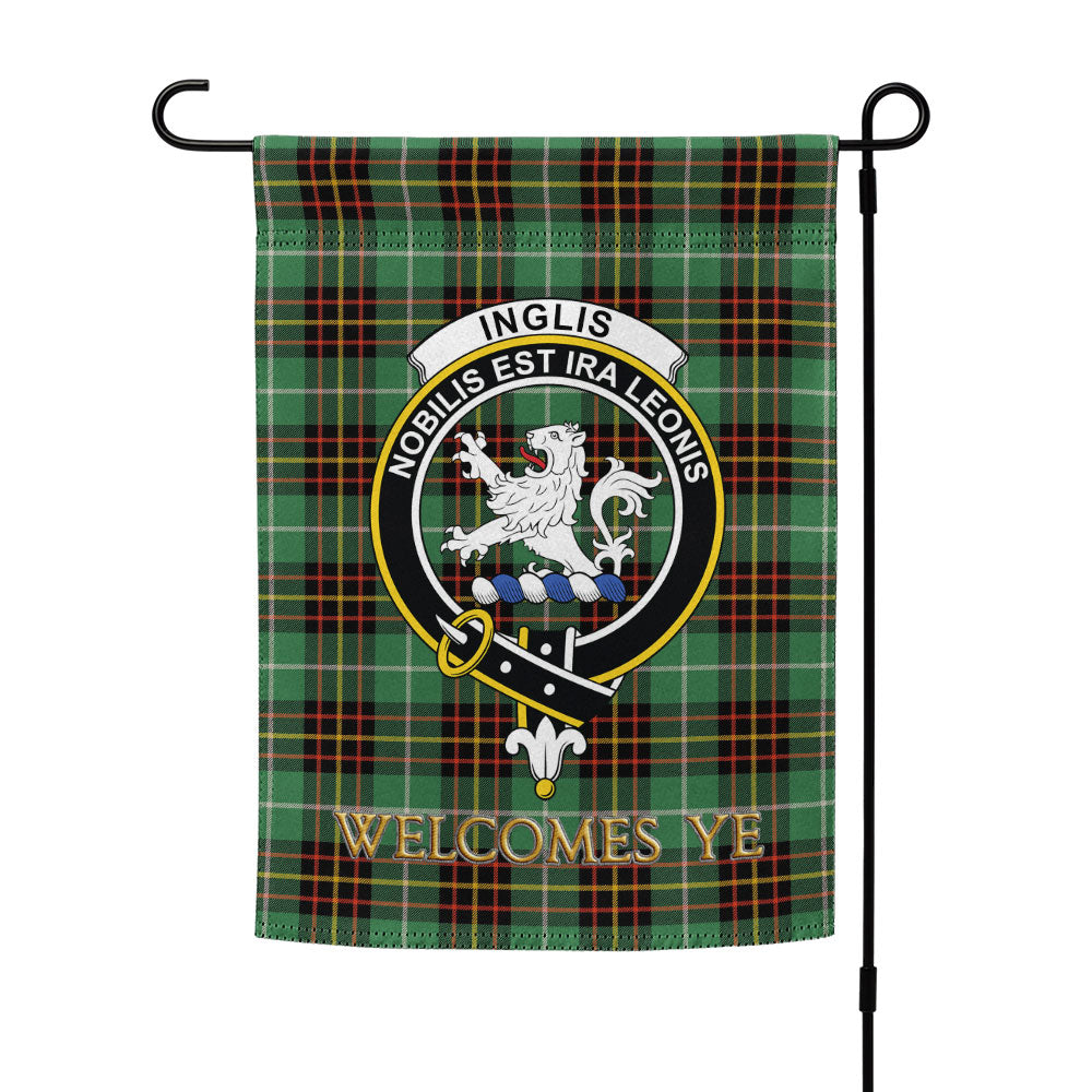 Inglis Ancient Clan Badge Tartan Garden Flag | Celticprime.com ...