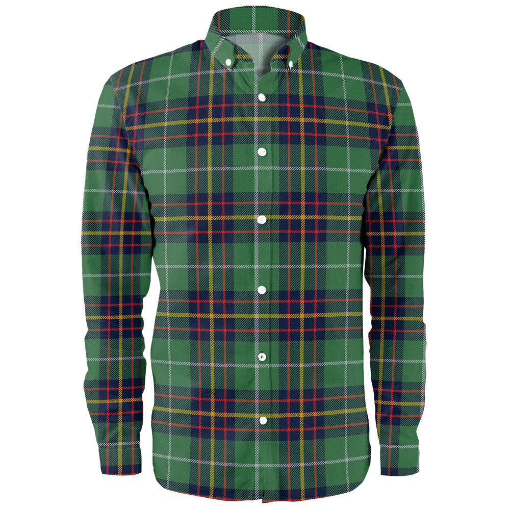 Inglis Modern Clan Badge Tartan Long Sleeve Shirt | Celticprime.com ...