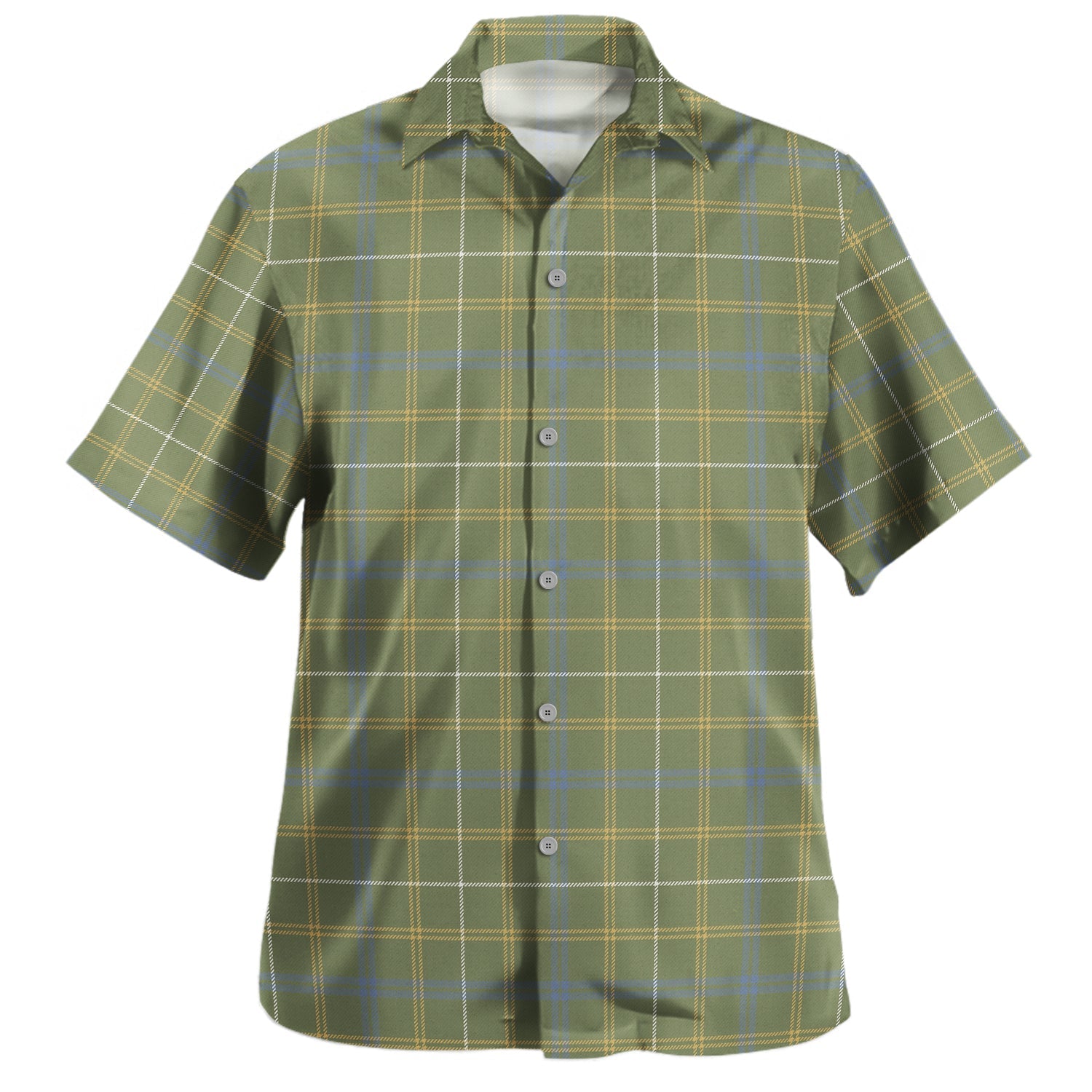 Kennedy Irish Weathered Tartan Hawaiian Shirt | Celticprime.com ...