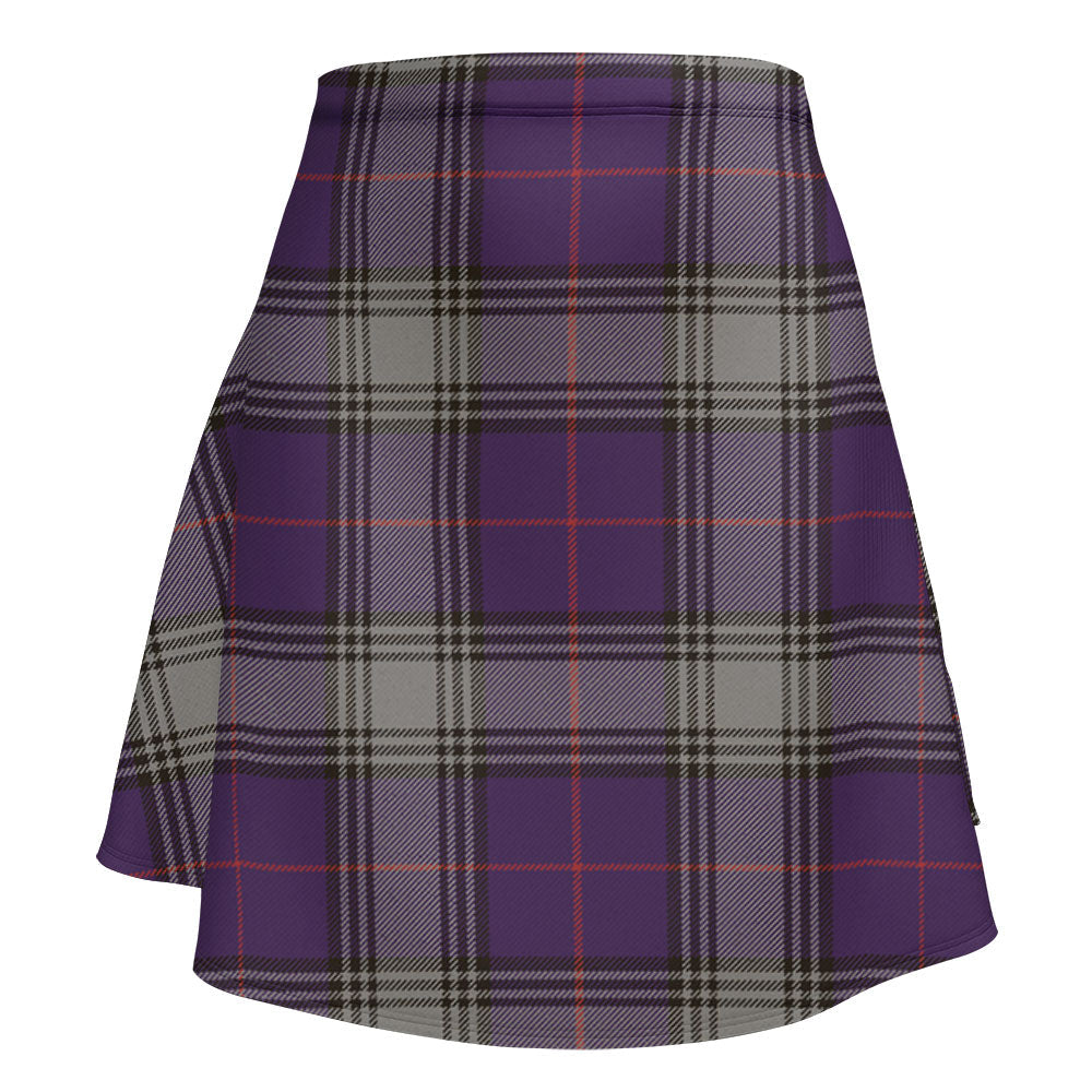 Kinnaird Weathered Clan Badge Tartan Flared Skirt – High Waist ...