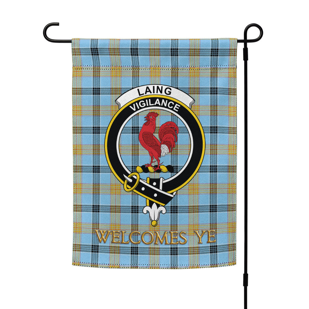 Laing (Lang) Ancient Clan Badge Tartan Garden Flag | Celticprime.com ...