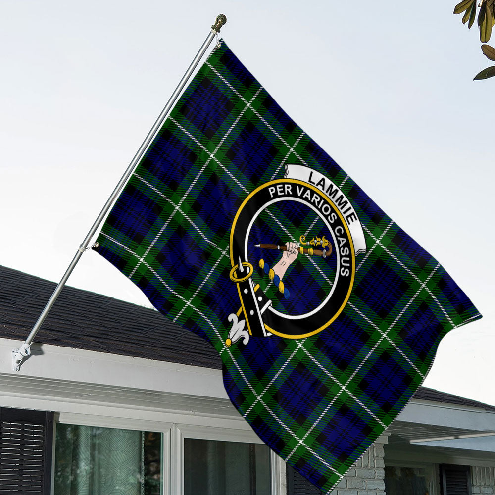 Lammie Clan Badge Tartan House Flag | Celticprime.com – celticprime