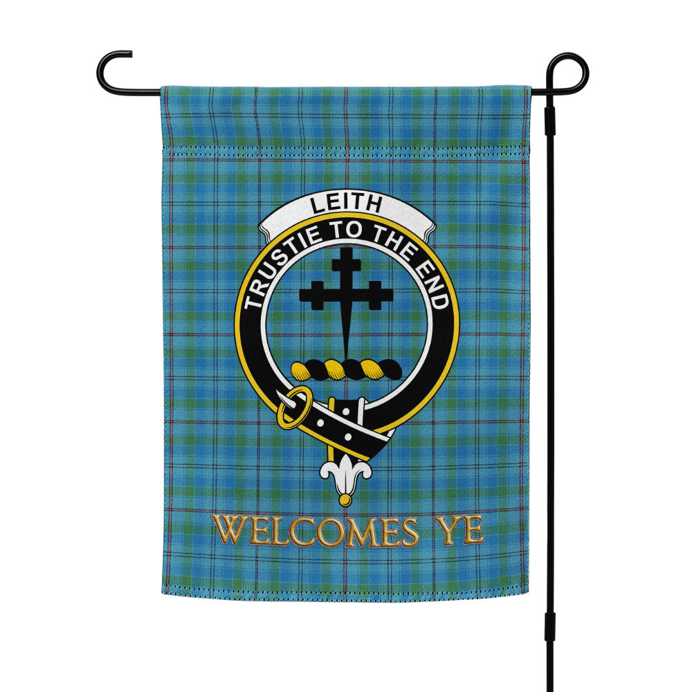 Leith District Ancient Clan Badge Tartan Garden Flag | Celticprime.com ...